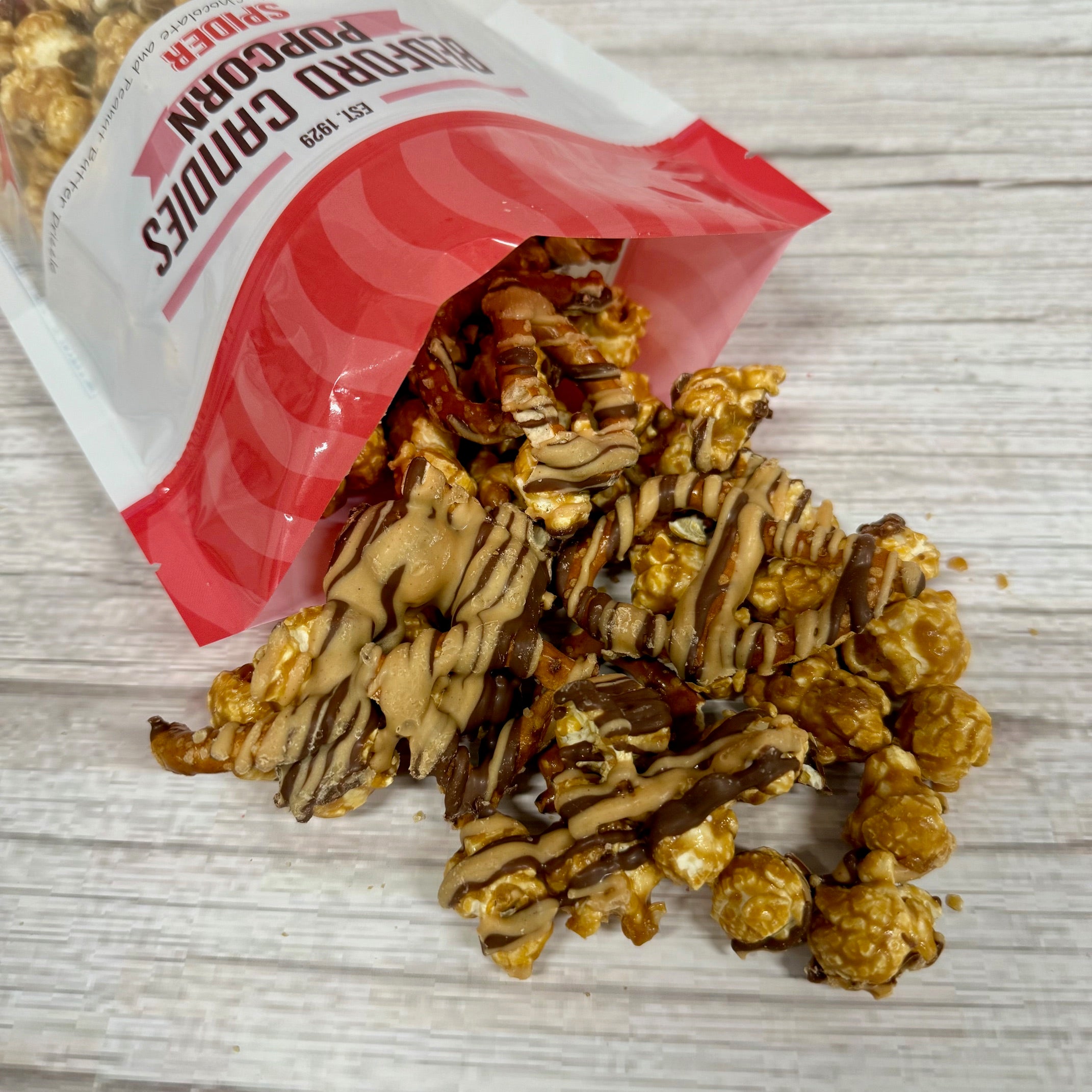 Spider Gourmet Popcorn | Bedford Candies – Bedford Candies Fundraising ...